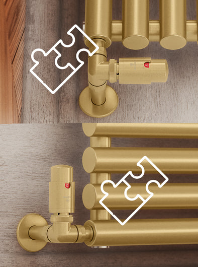 valves for and shown fully fitted to radiators
